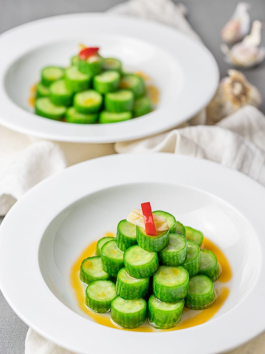 Crunchy Asian Cucumber Salad - Drive Me Hungry