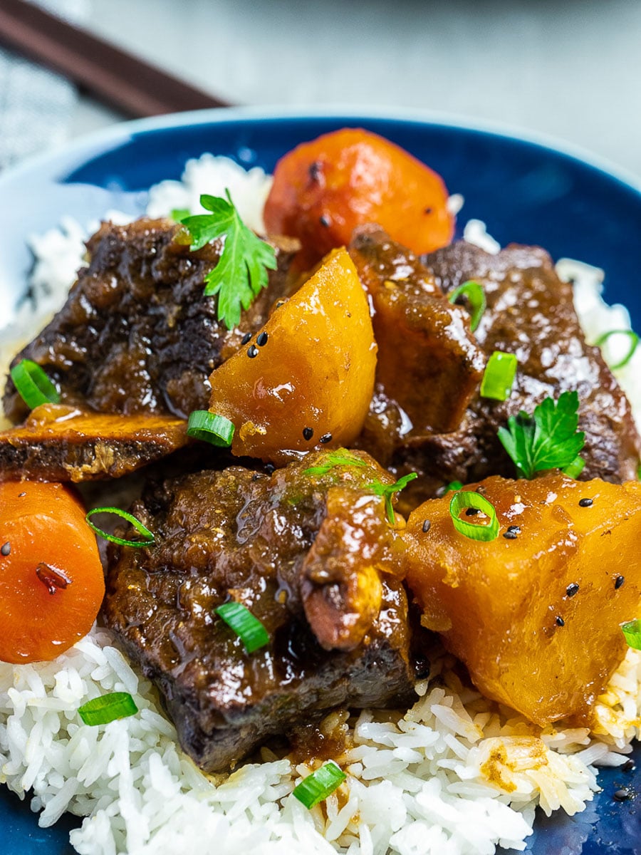 Instant Pot Korean Short Ribs - Drive Me Hungry