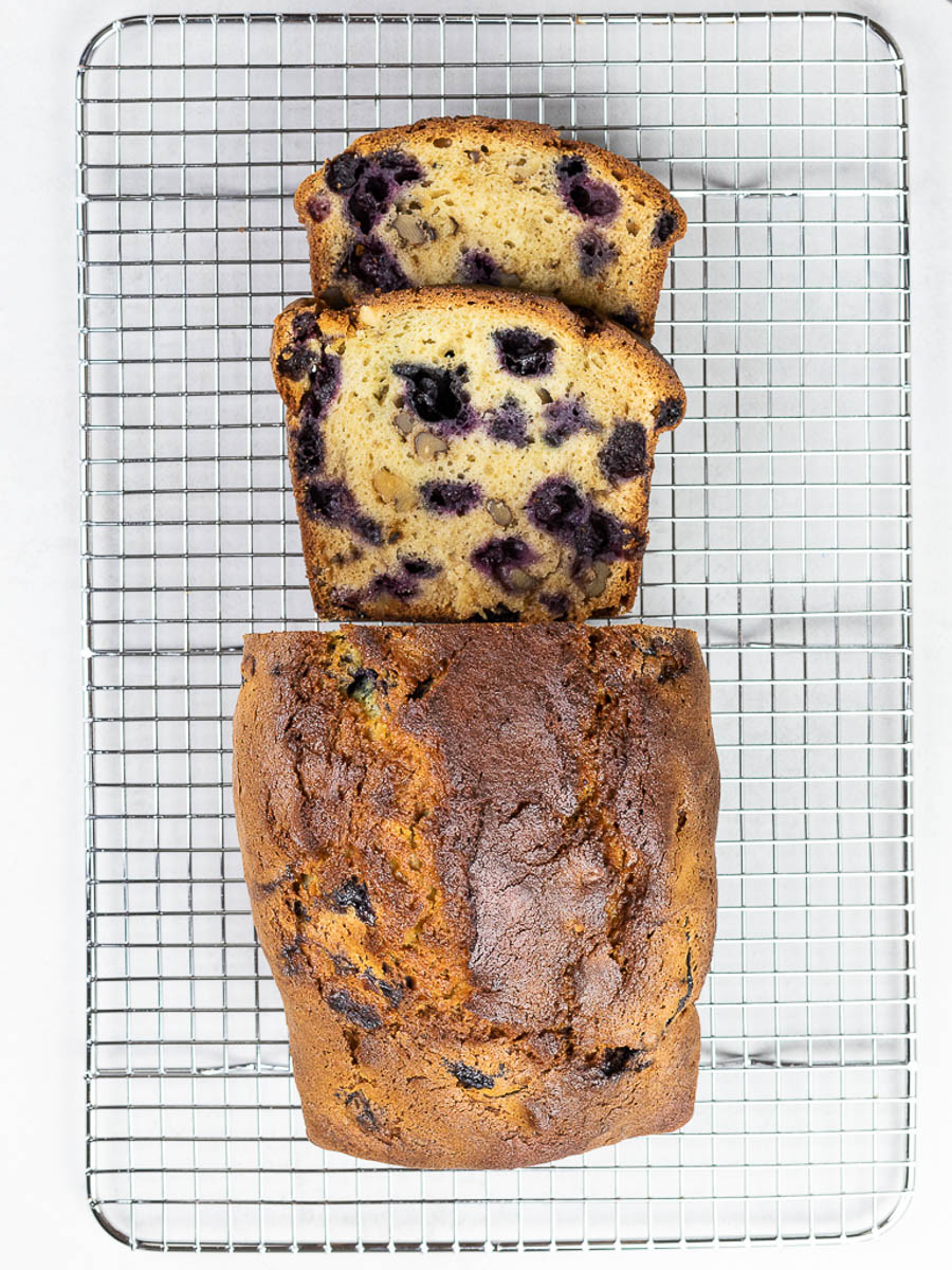 Easy Lemon Blueberry Bread with Walnuts - Drive Me Hungry