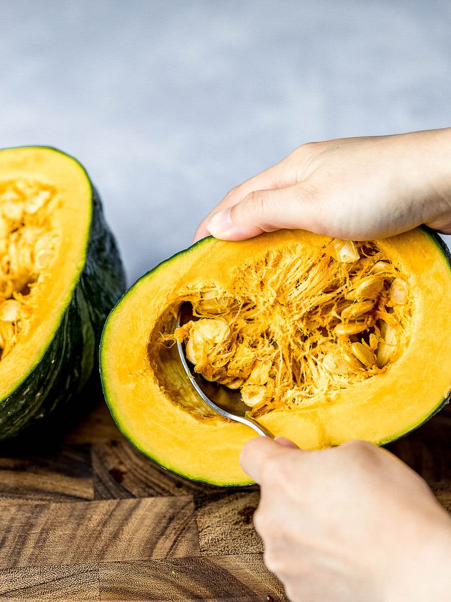 Roasted Kabocha Squash | Japanese Pumpkin - Drive Me Hungry