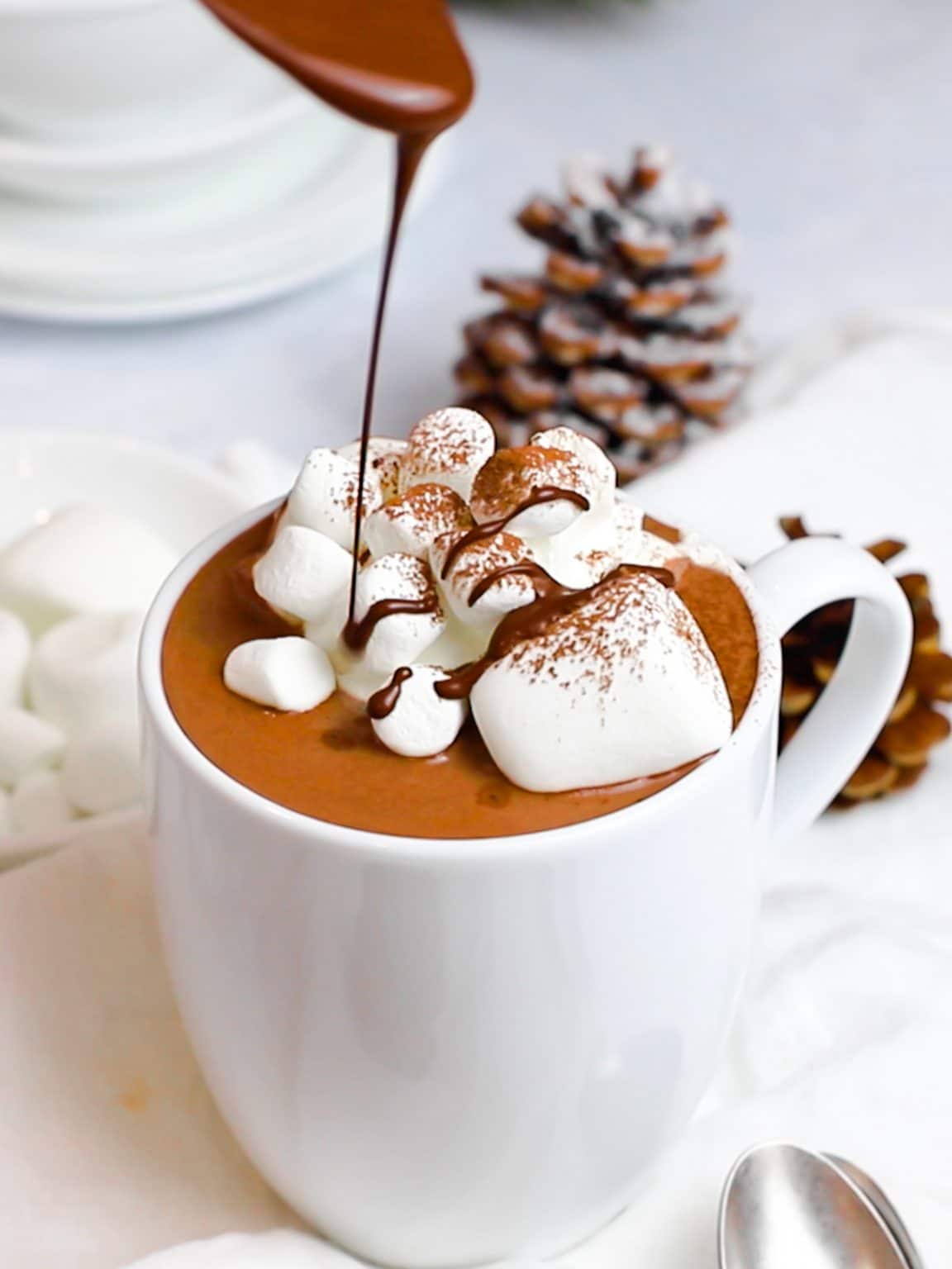 Rich & Creamy Homemade Hot Chocolate - Drive Me Hungry