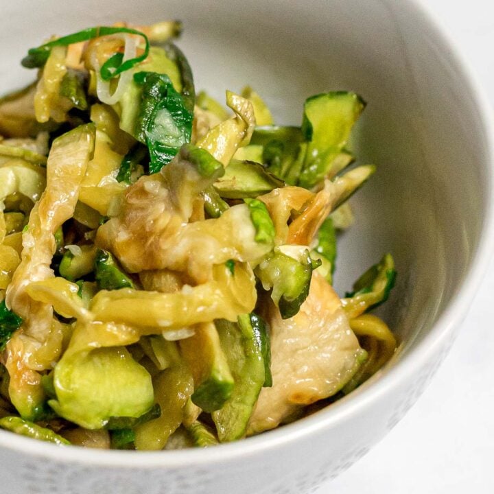 Korean Dried Zucchini Side Dish - Drive Me Hungry