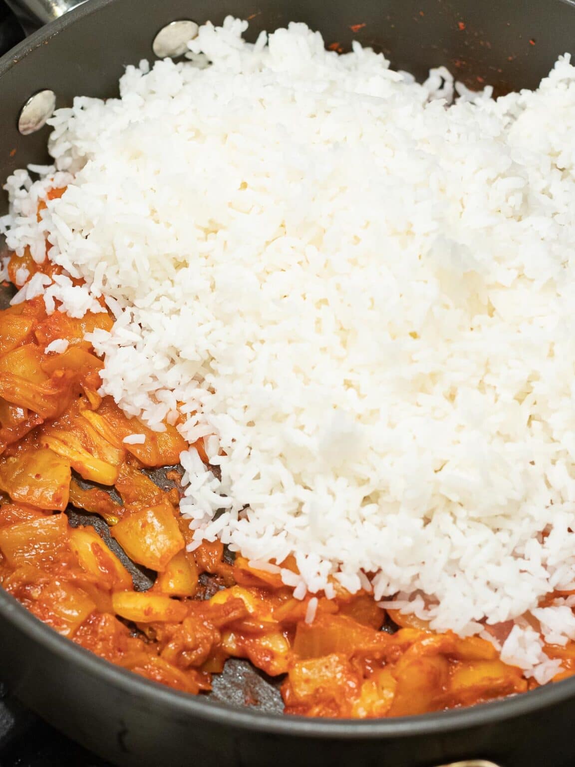 Kimchi Fried Rice with Spam - Drive Me Hungry