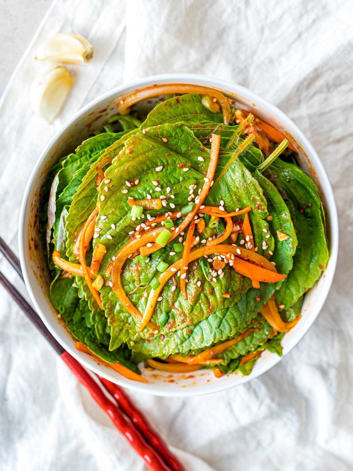 Korean Perilla Leaf Kimchi - Drive Me Hungry