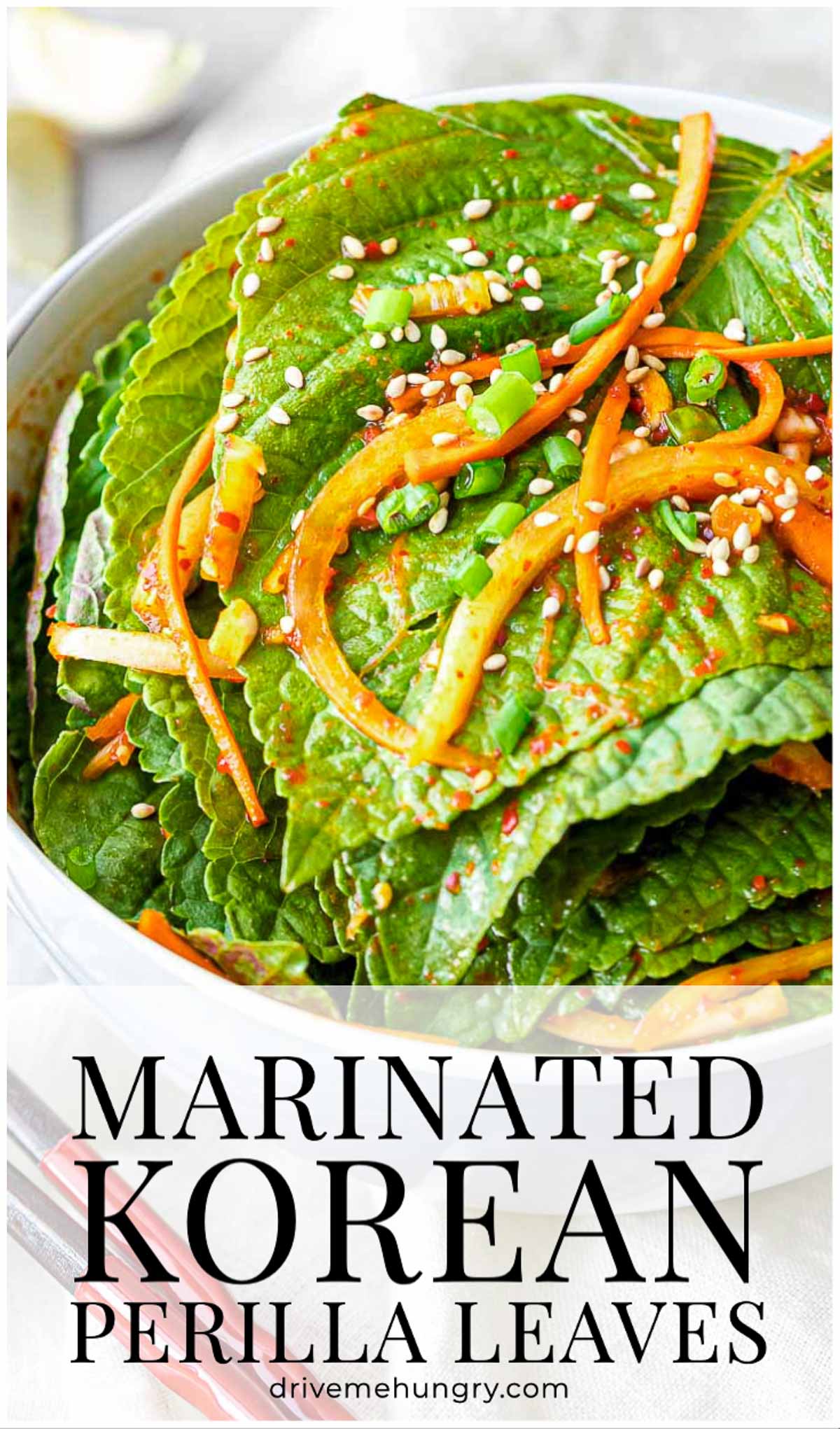 Korean Perilla Leaf Kimchi - Drive Me Hungry