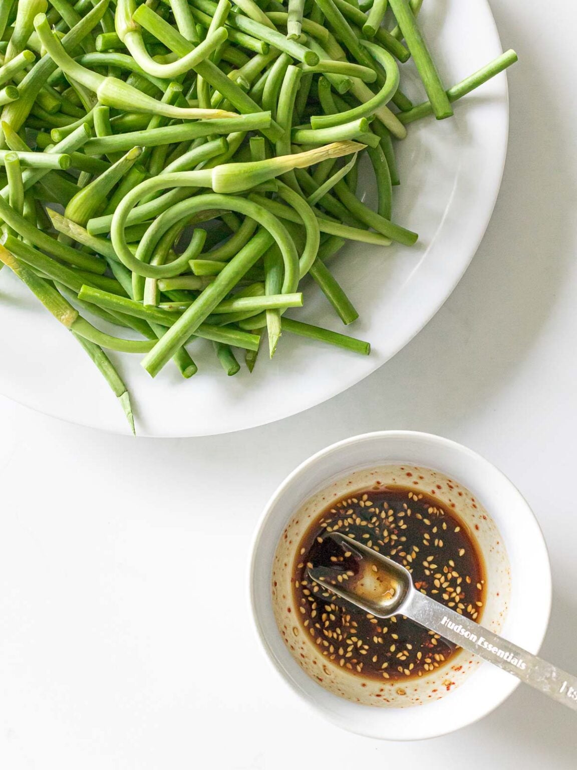 Stir Fried Garlic Scapes - Drive Me Hungry
