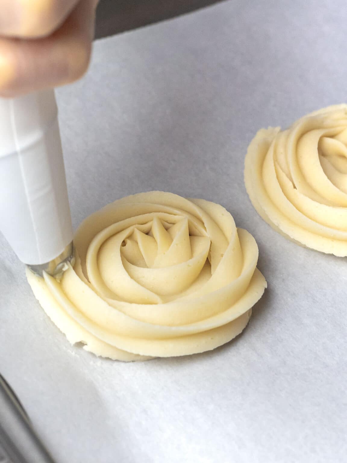 Butter Cookies - Easy 6 Ingredient Recipe! - Drive Me Hungry