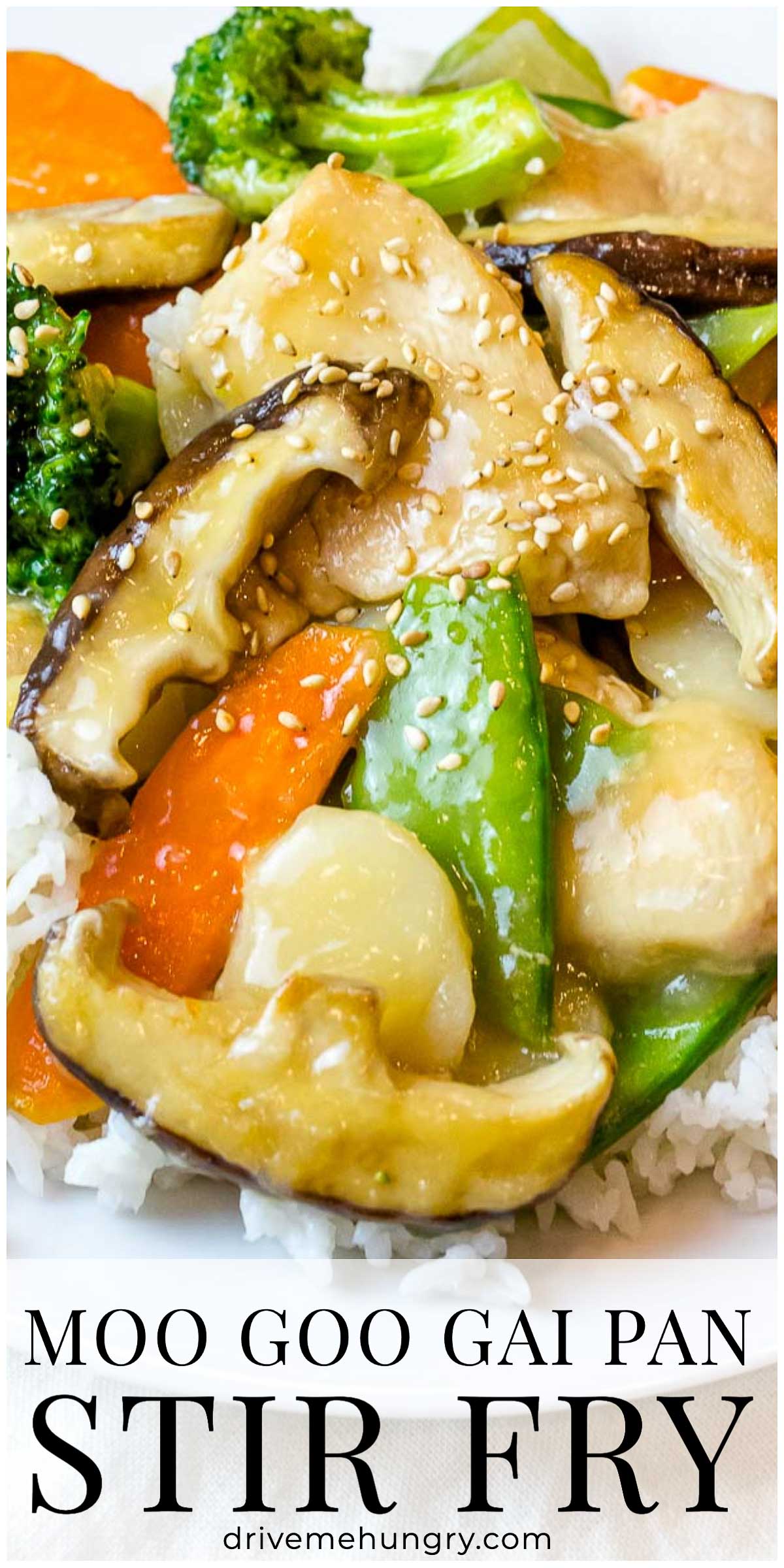 Moo Goo Gai Pan - Quick and Easy! - Drive Me Hungry