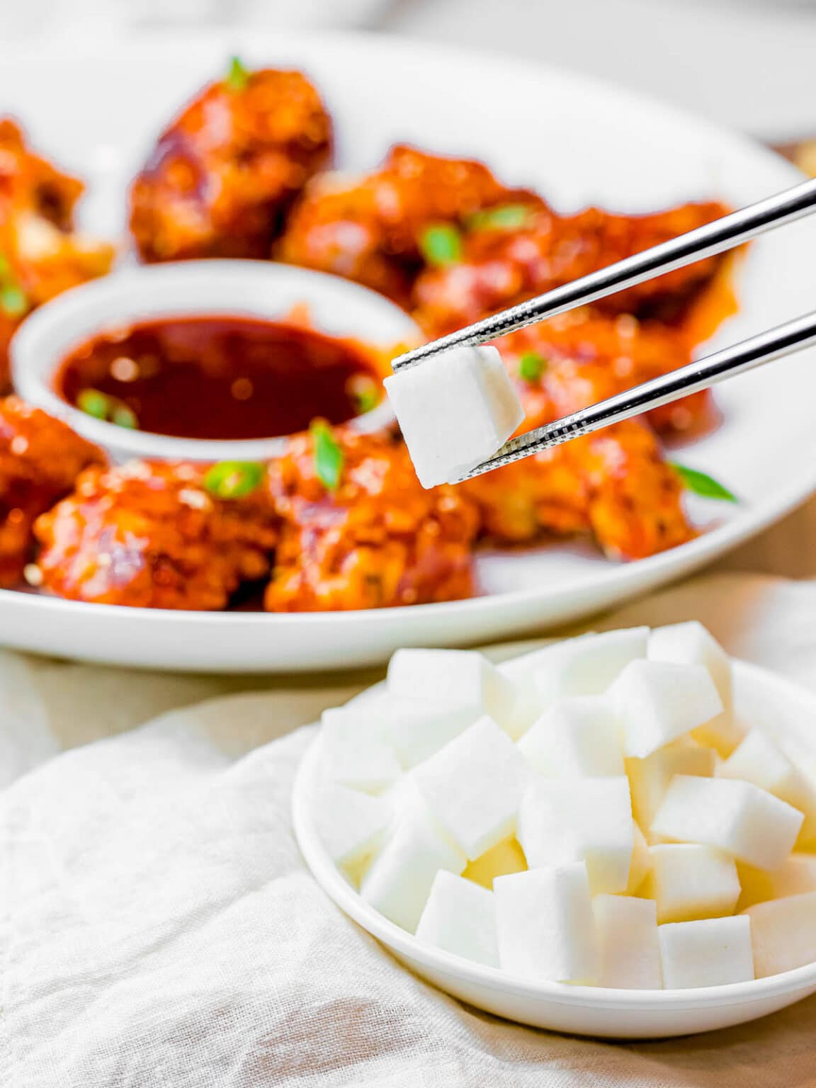 Crunchy Korean Pickled Radish - Fast and Easy! - Drive Me Hungry