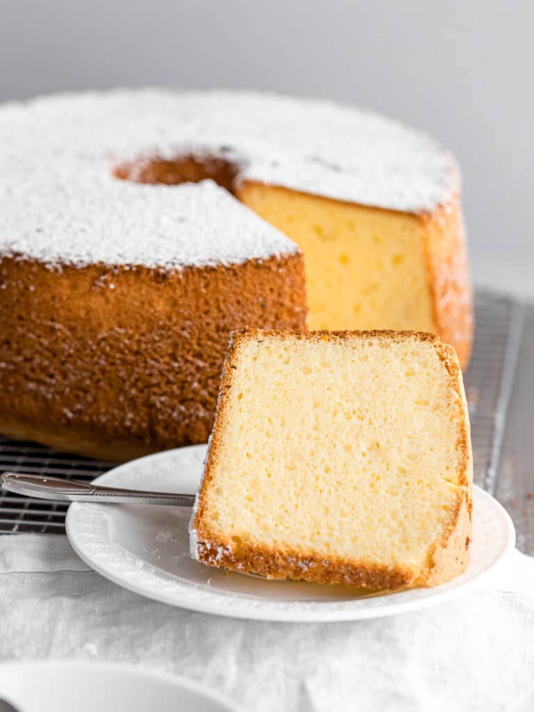 Light and Fluffy Chiffon Cake - Drive Me Hungry