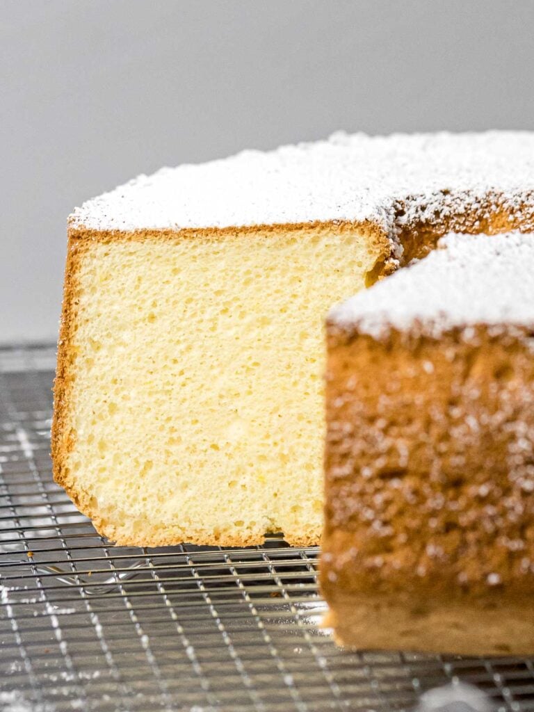 Light and Fluffy Chiffon Cake - Drive Me Hungry