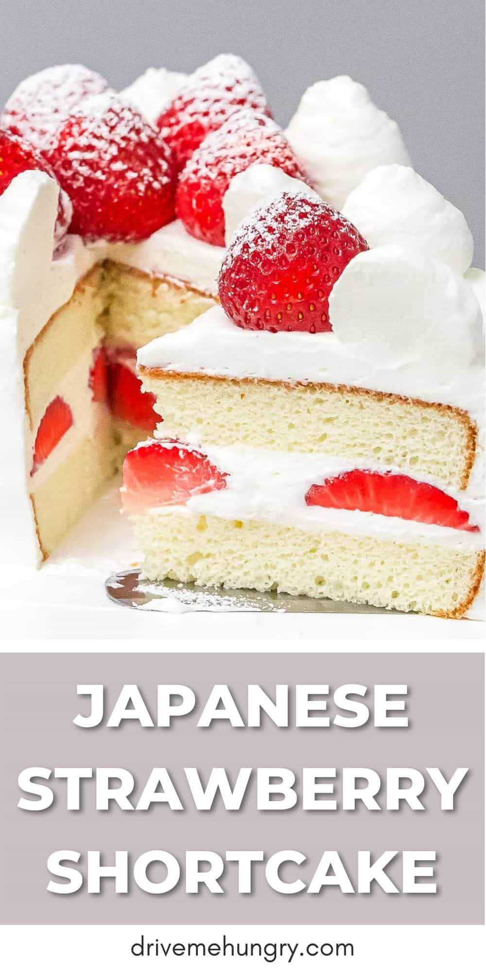 Japanese Strawberry Shortcake - Drive Me Hungry