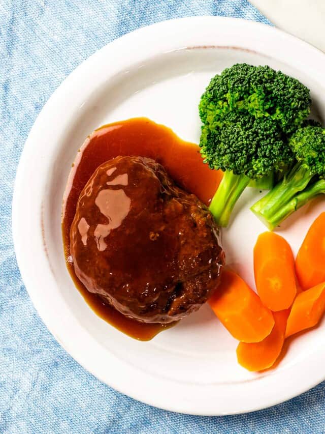 Japanese Hamburger Steak (Hambāgu ハンバーグ) - Drive Me Hungry