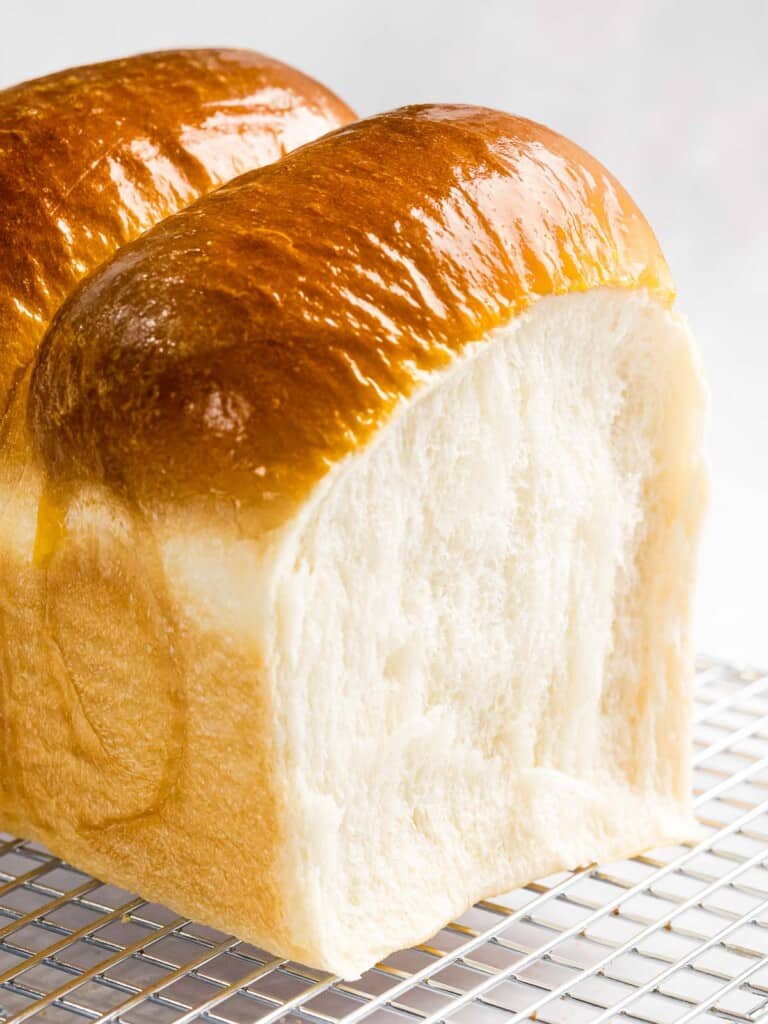 Soft and Fluffy Japanese Milk Bread - Drive Me Hungry