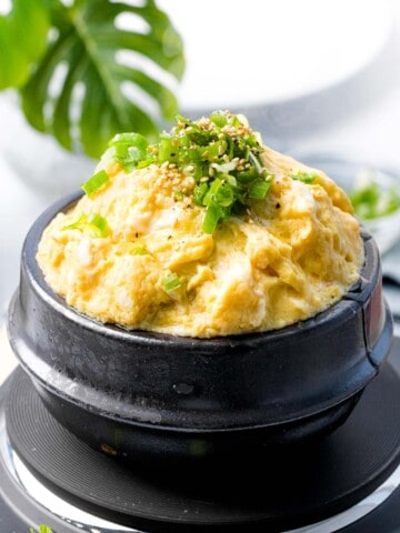 Korean Steamed Eggs | Gyeran Jjim (계란찜) - Drive Me Hungry