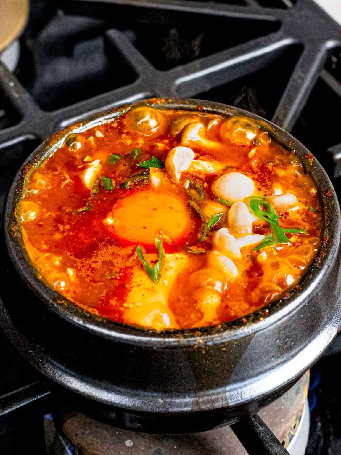 Soondubu Jjigae | Spicy Korean Soft Tofu Soup - Drive Me Hungry