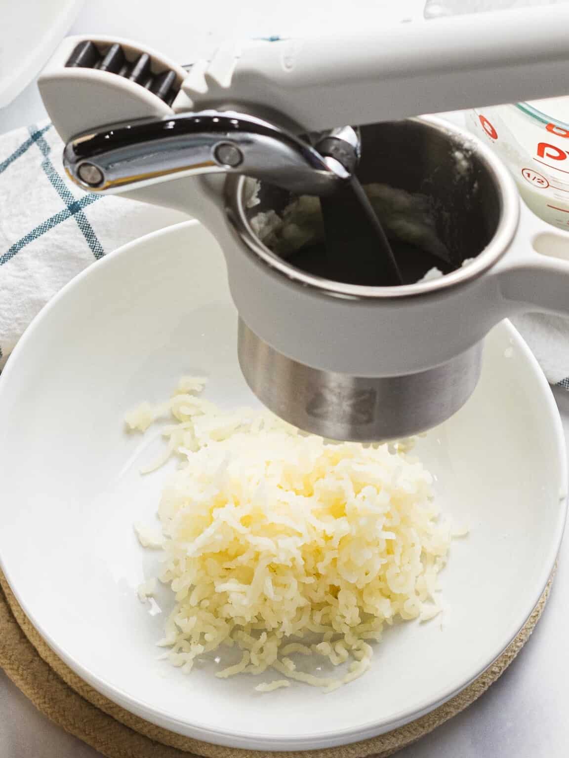 Garlic Mashed Potatoes with Garlic Butter - Drive Me Hungry