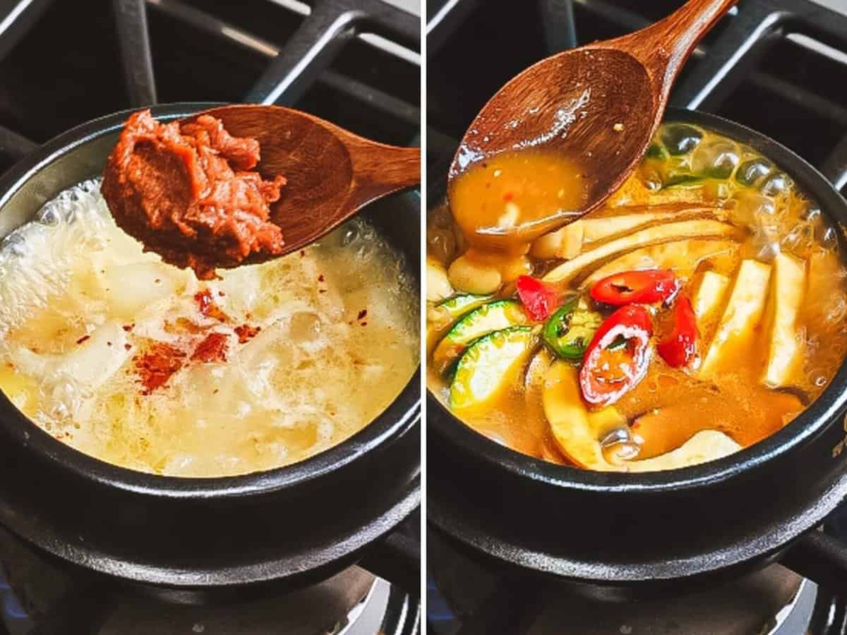 Doenjang Jjigae (Korean Soybean Paste Stew) - Drive Me Hungry