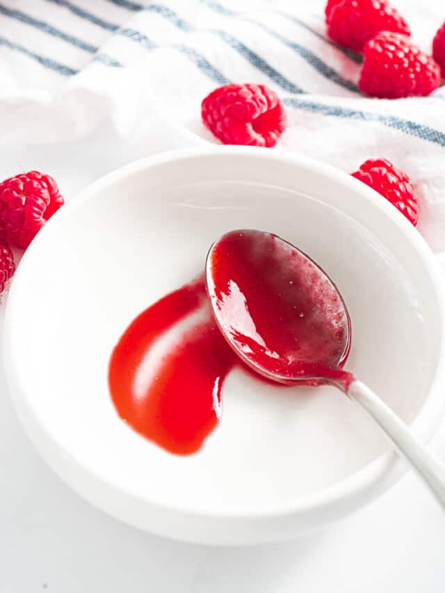Easy Raspberry Sauce - Drive Me Hungry