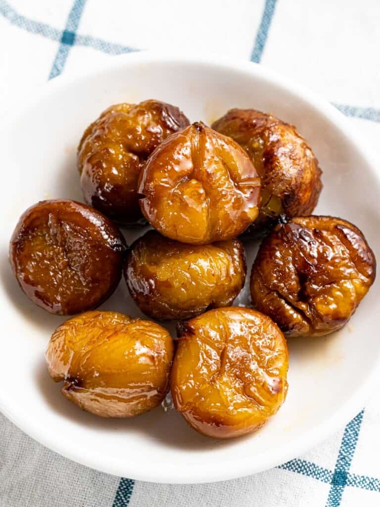 Quick Candied Chestnuts - Drive Me Hungry
