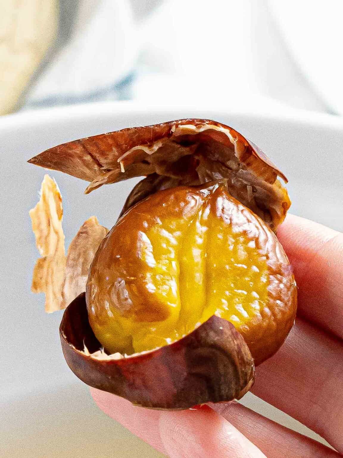 Roasted Chestnuts (Easy-Peel Method) - Drive Me Hungry